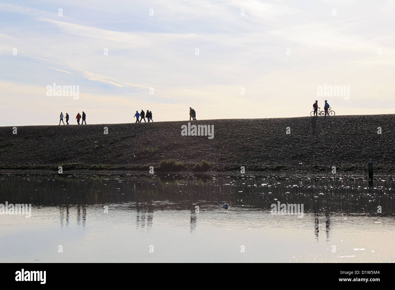 Hurst Castle Spit, Hampshire England UK Stock Photo - Alamy