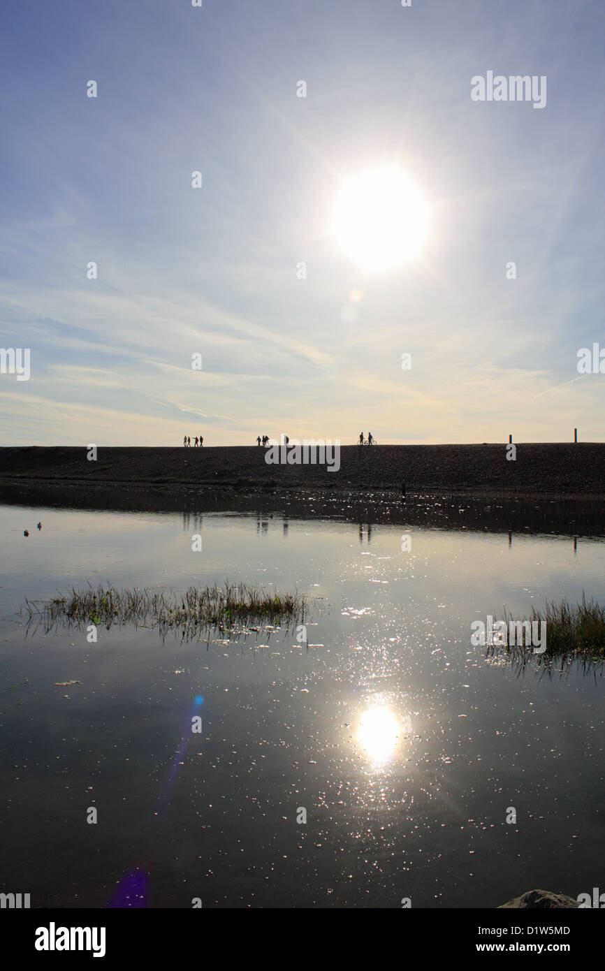 Hurst shingle spit hi-res stock photography and images - Alamy