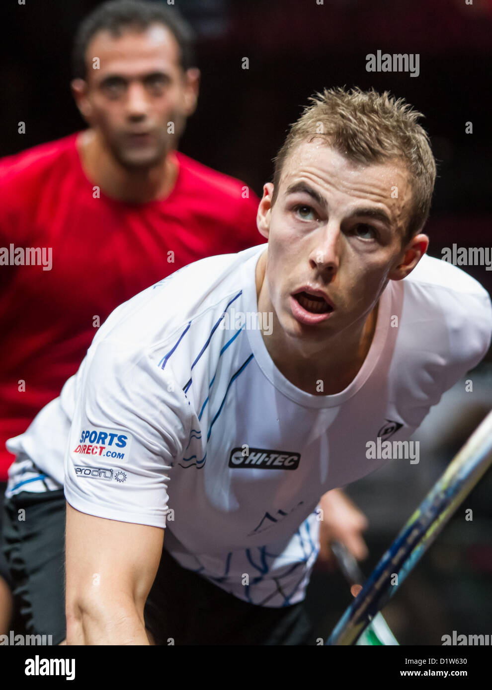 06.01.2013 London, England. World number 2 Nick Matthew (England) and ...