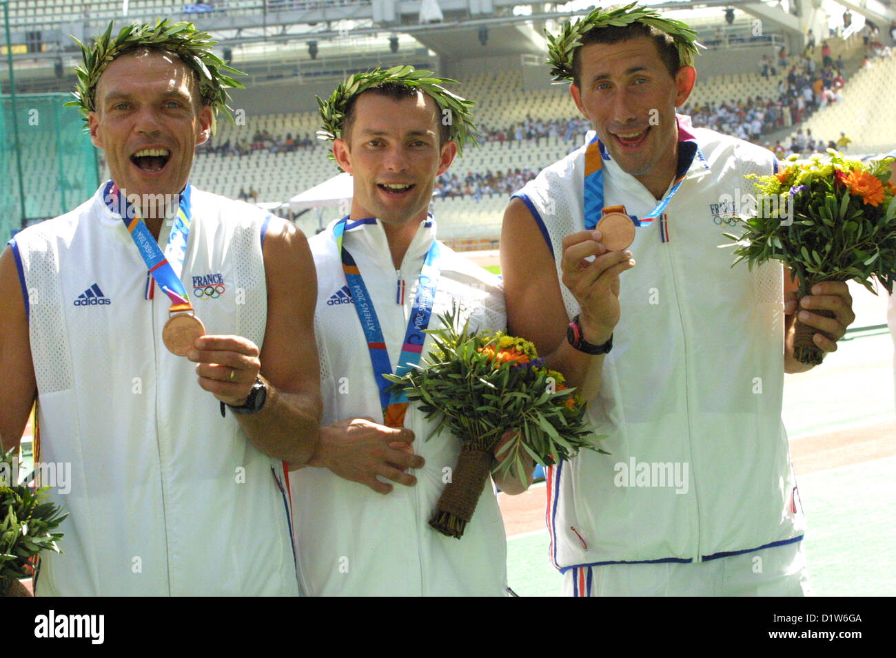 Medal Ceremony, Athens Paralympic Games, 2004 Stock Photo - Alamy