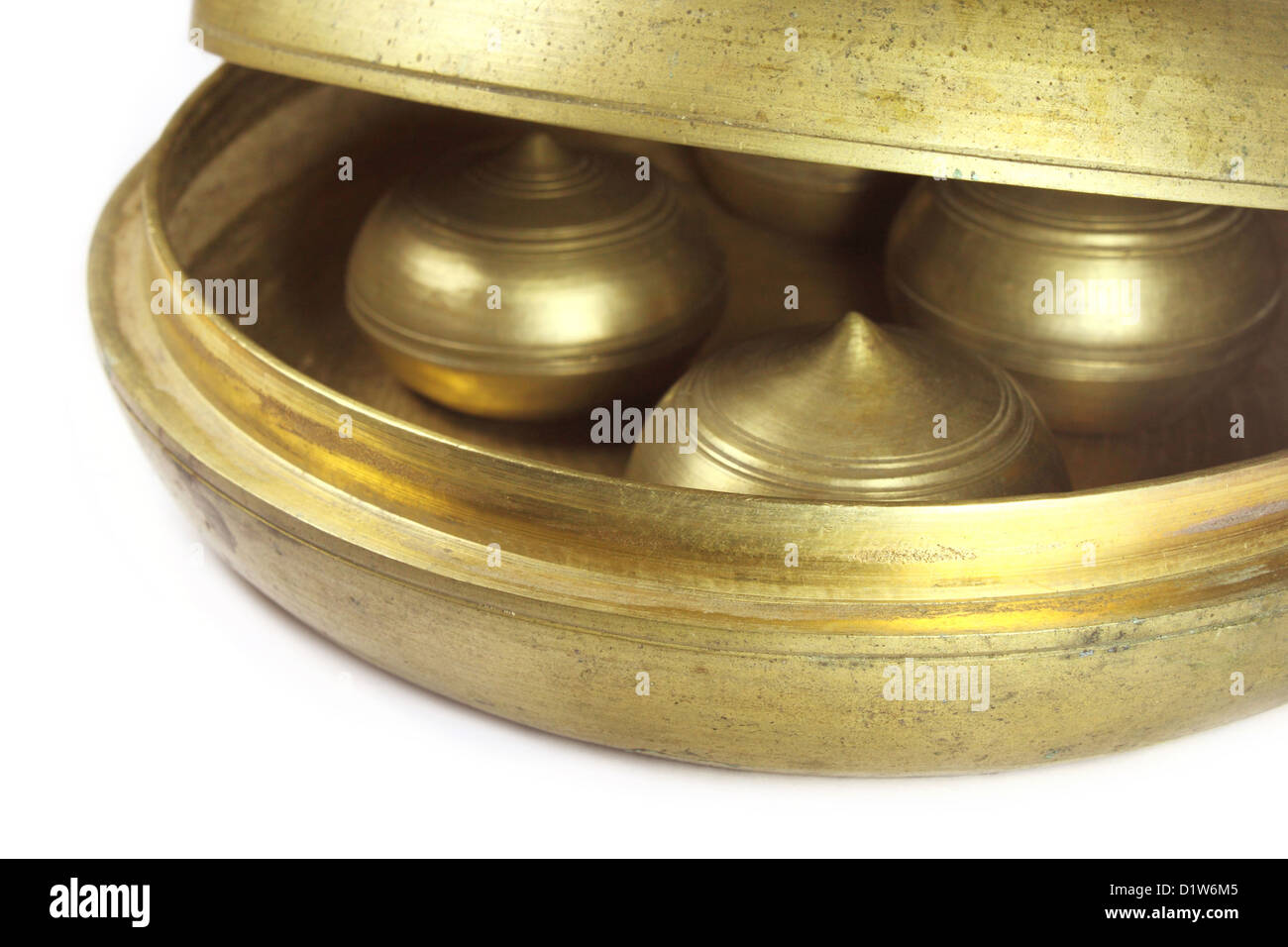 Antique Indian Brass Pot Stock Photo - Alamy