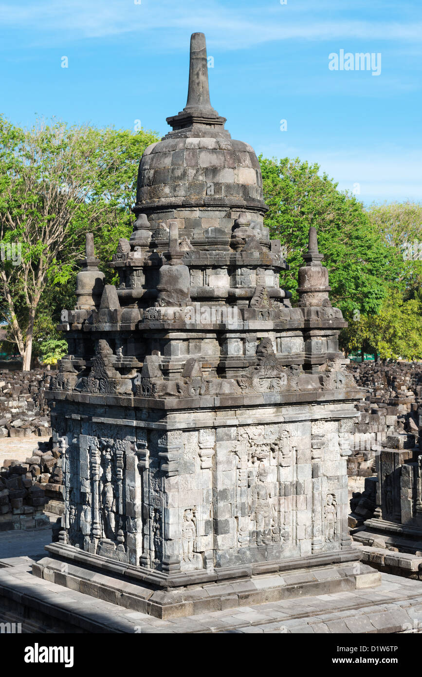 Perwara (guardian) temple in Candi Sewu complex Stock Photo - Alamy