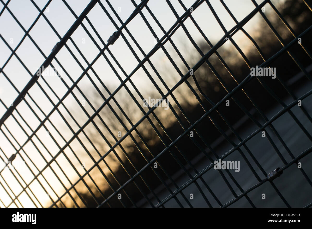 Fence mesh net Stock Photo - Alamy