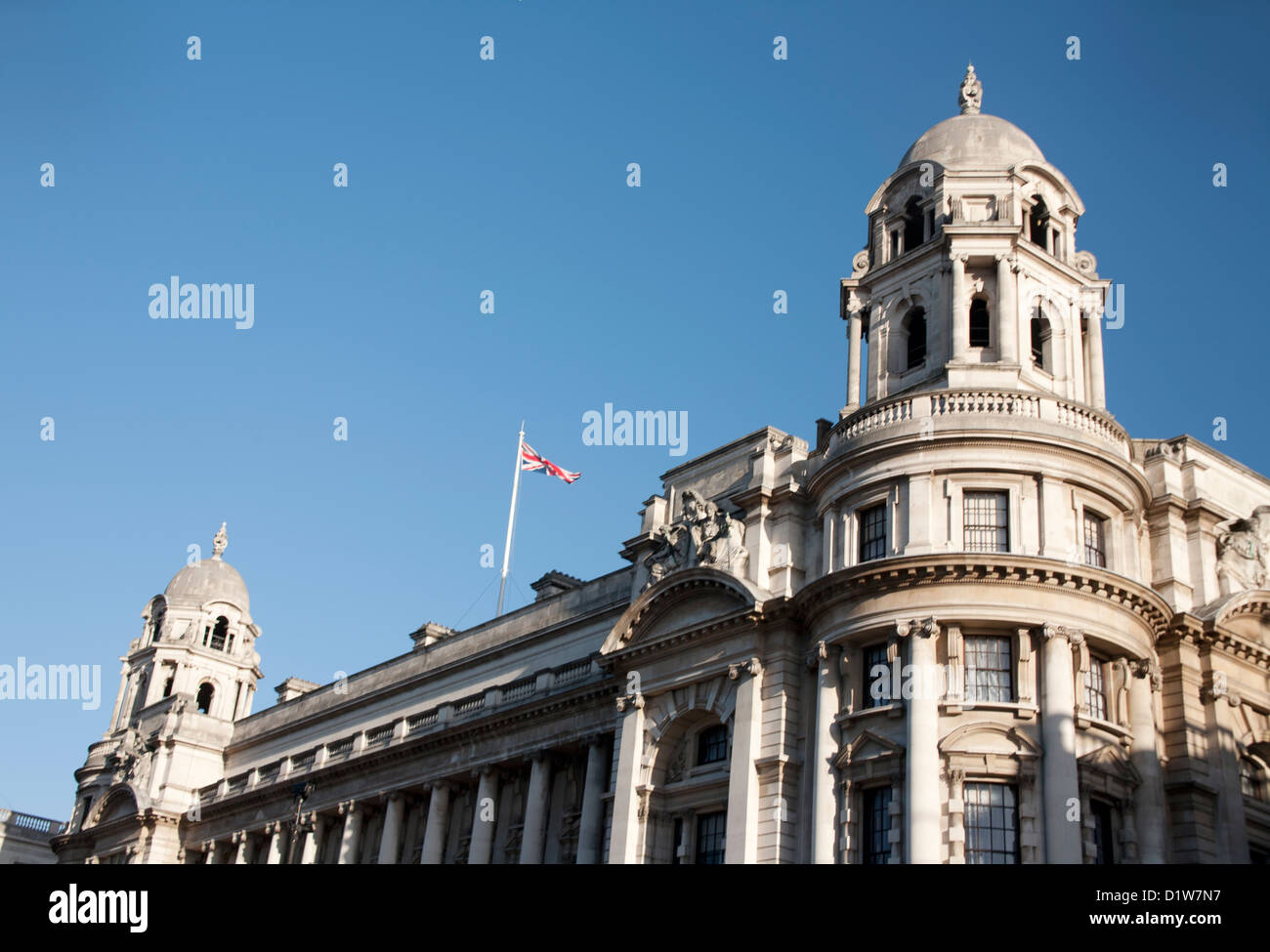 Upper facade of the Ministry of Defense Old War Office Building ...