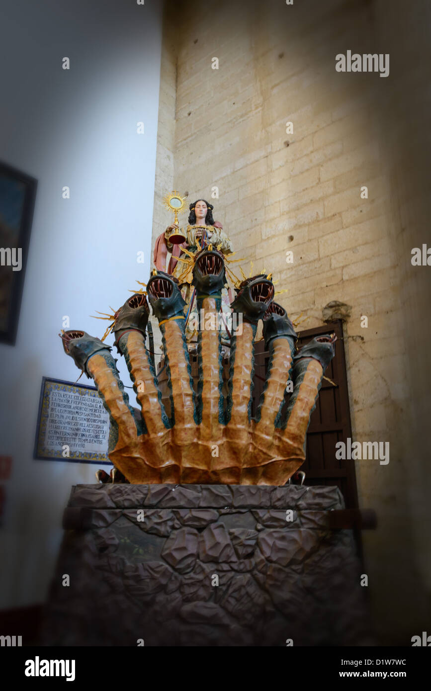 Spain, Andalucia - Antequera. Collegiate church. La Tarasca ...