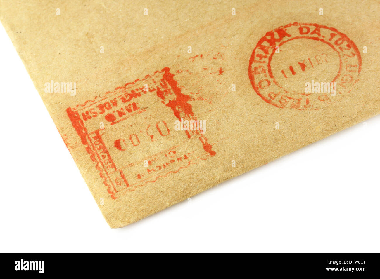 Envelope with stamp hi-res stock photography and images - Alamy