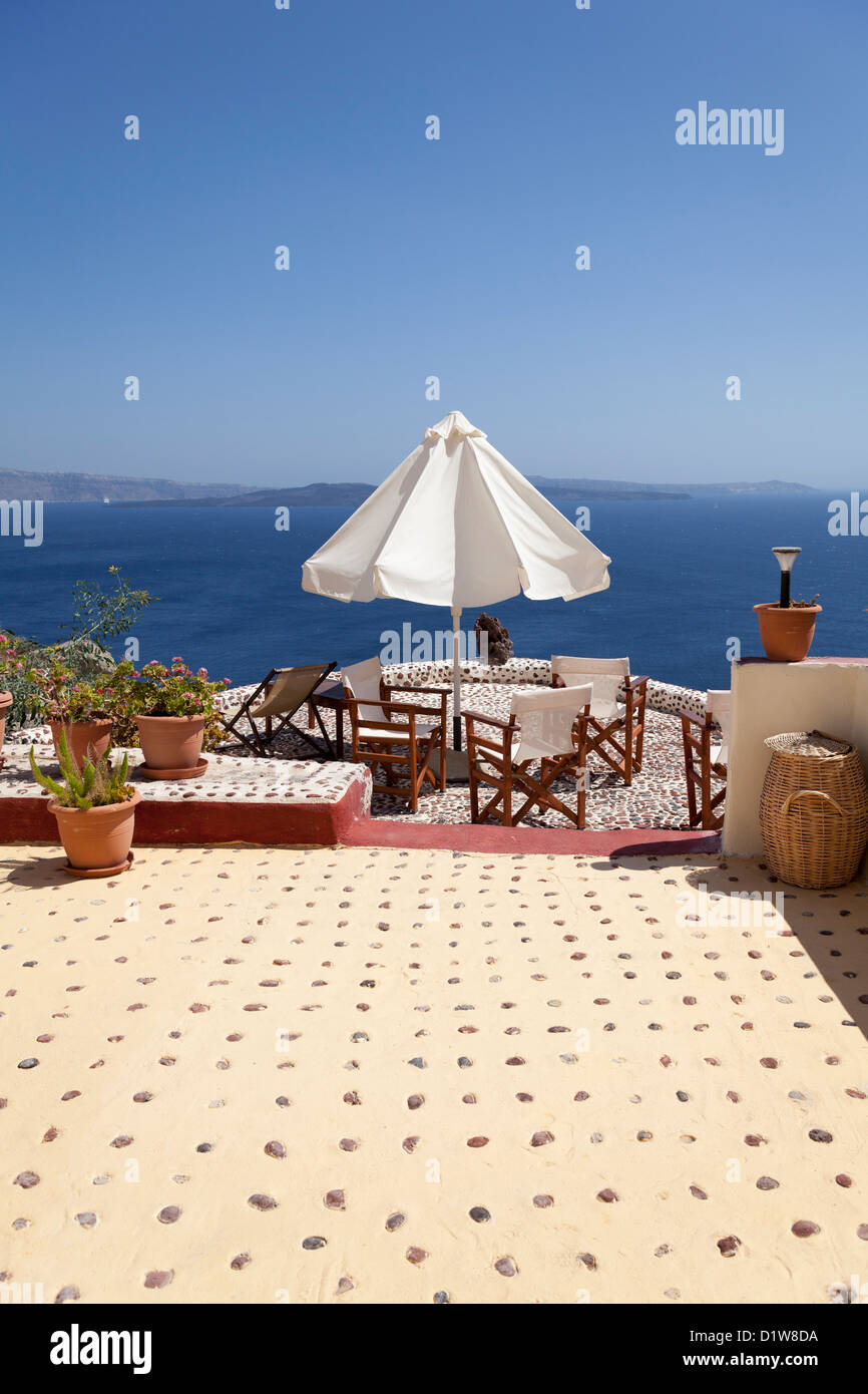 Patio with sea view hi-res stock photography and images - Alamy