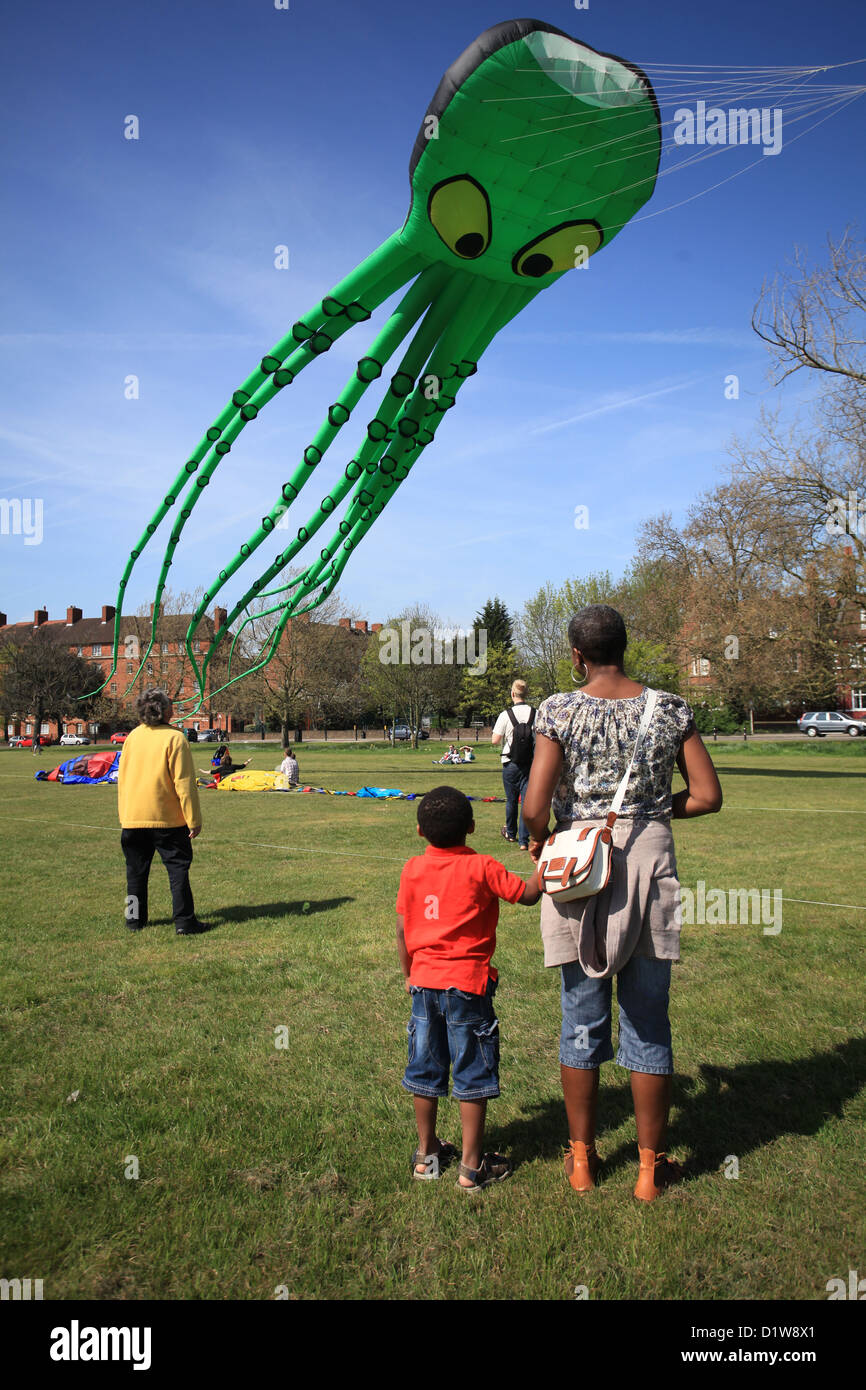 A giant kite at Streatham Common Kite Day, London Stock Photo - Alamy