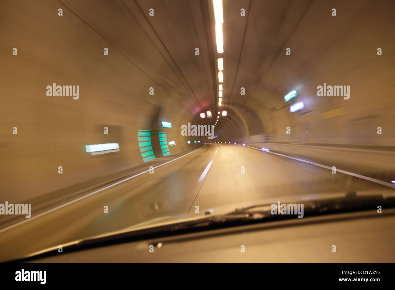 Driving through a tunnel hi-res stock photography and images - Alamy