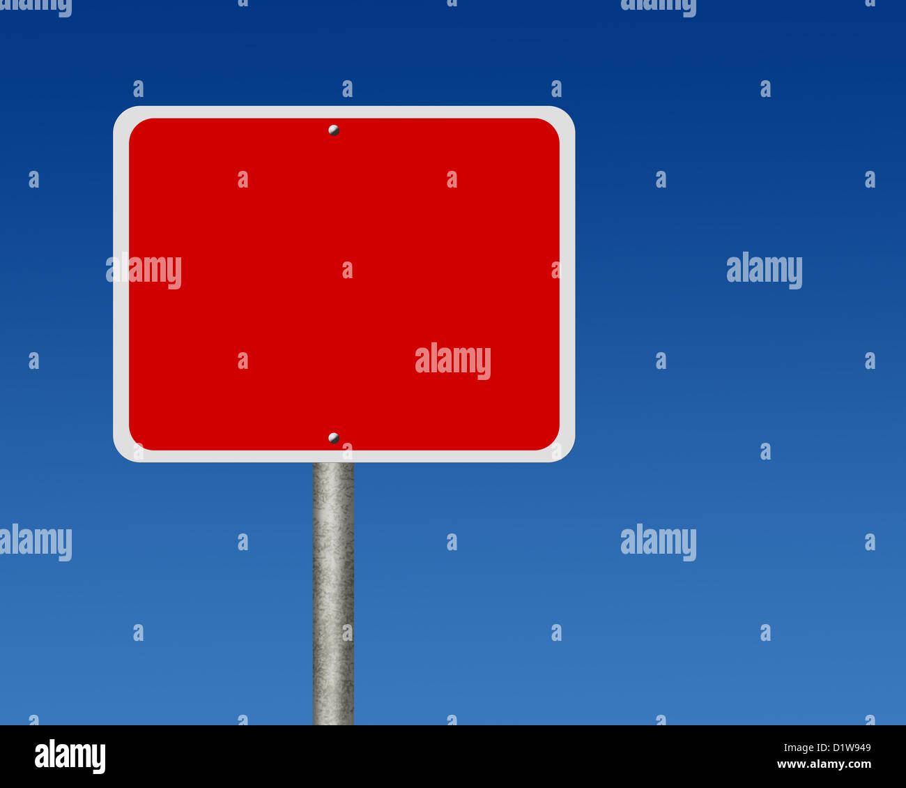 Empty Road sign Stock Photo - Alamy