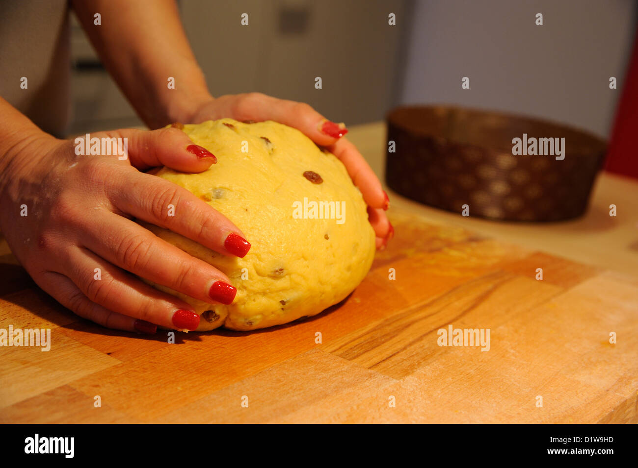 The making of a traditional dish of the italian cuisine Stock Photo - Alamy