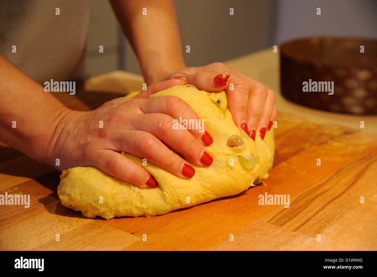 The making of a traditional dish of the italian cuisine Stock Photo - Alamy