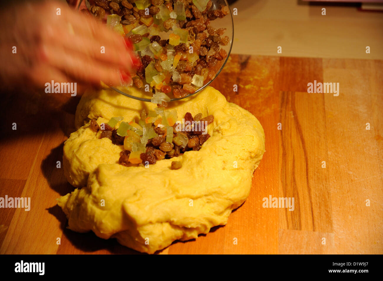 The making of a traditional dish of the italian cuisine Stock Photo - Alamy