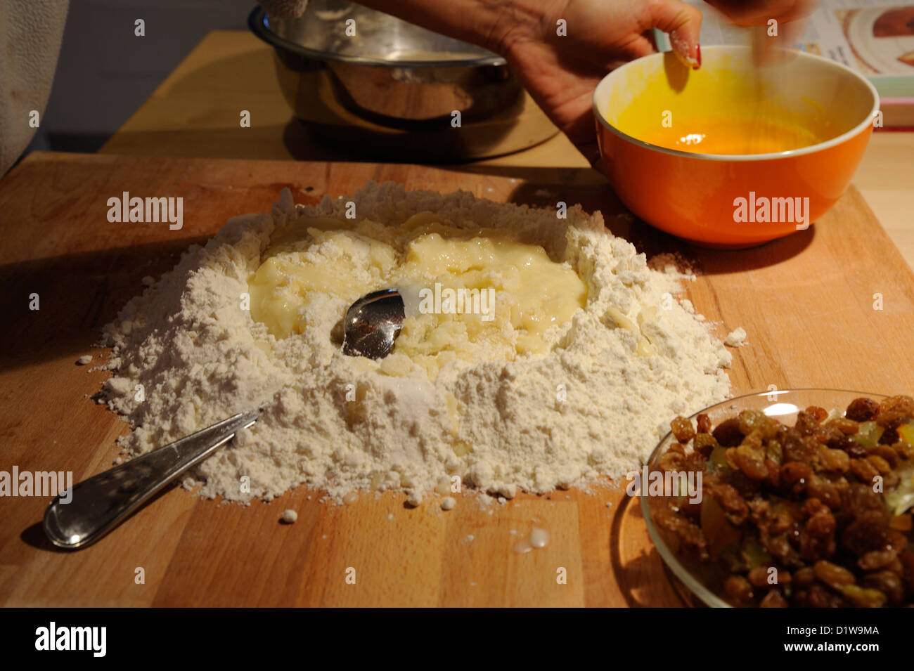 The making of a traditional dish of the italian cuisine Stock Photo - Alamy