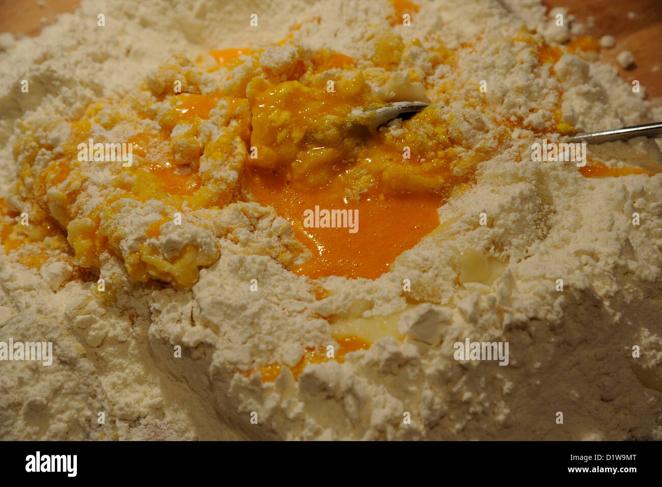 The making of a traditional dish of the italian cuisine Stock Photo - Alamy