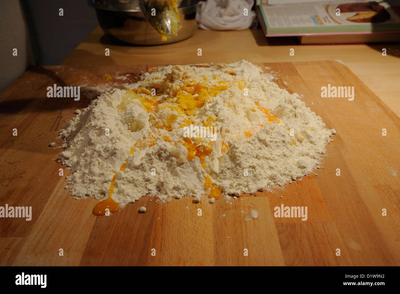The making of a traditional dish of the italian cuisine Stock Photo - Alamy