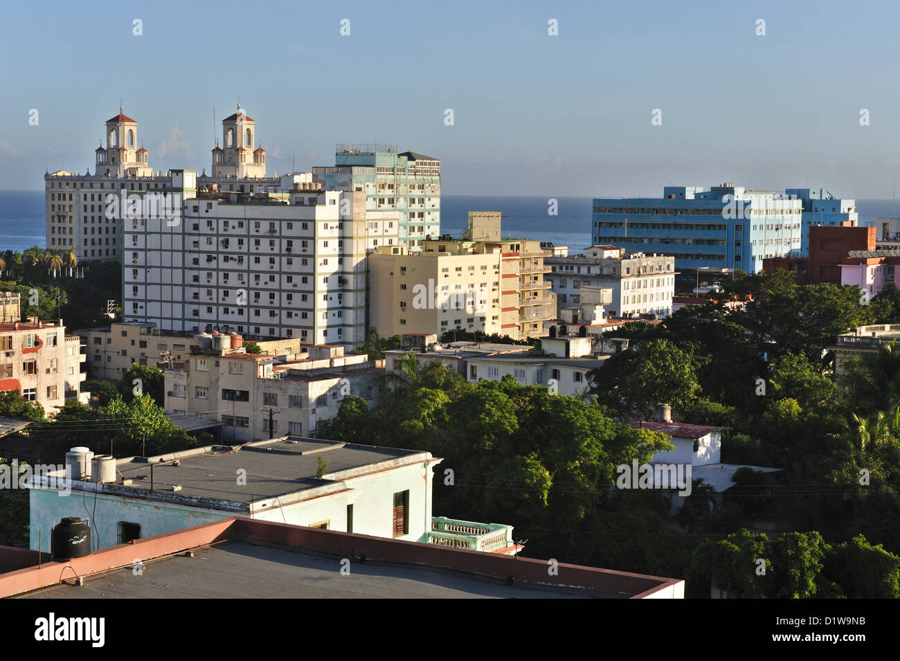 Aerial view of Vedado Quarter, Havana, Cuba Stock Photo - Alamy