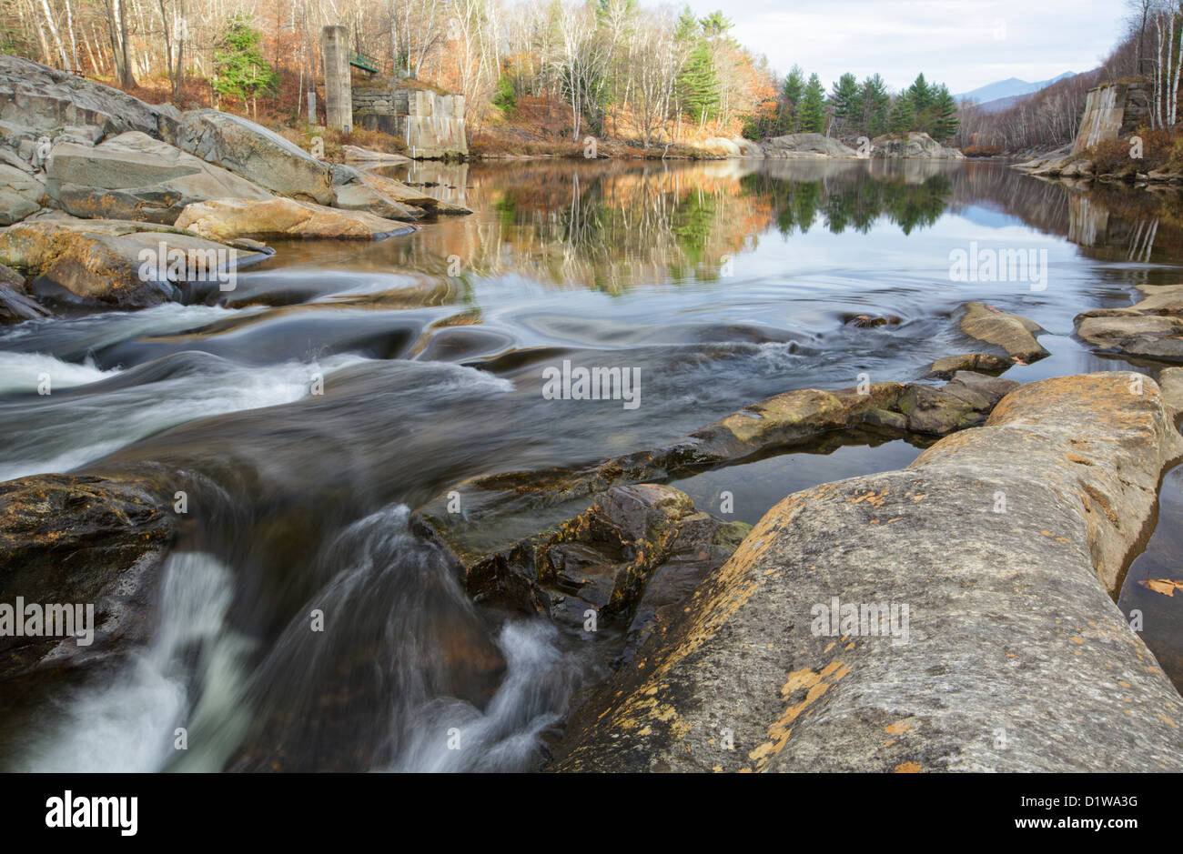 Pemigewasset River in Woodstock, New Hampshire USA Stock Photo - Alamy