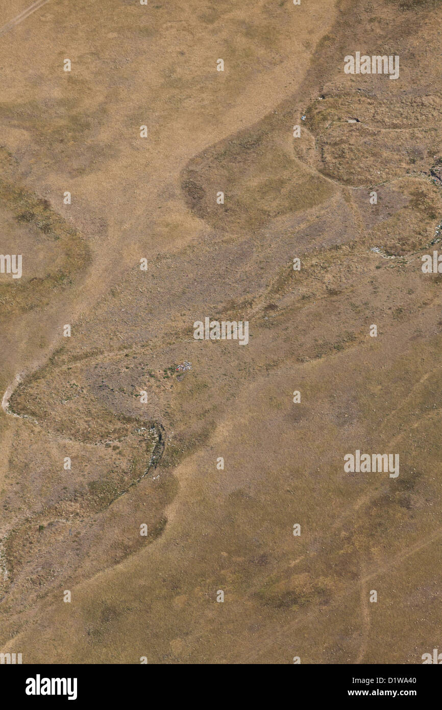 aerial view dry bed of the river Stock Photo - Alamy