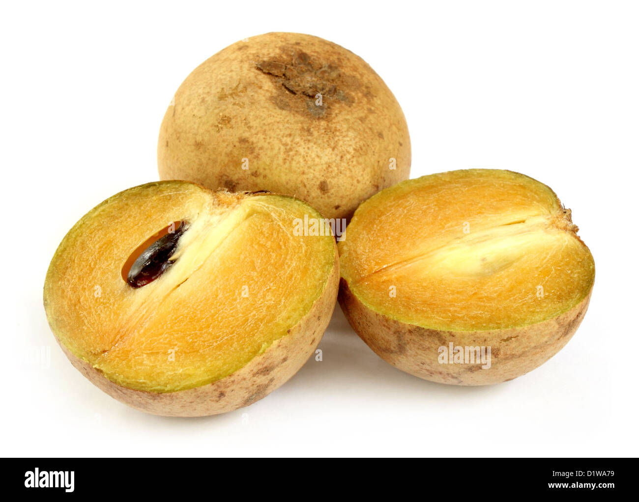 Sapodilla fruit Stock Photo - Alamy