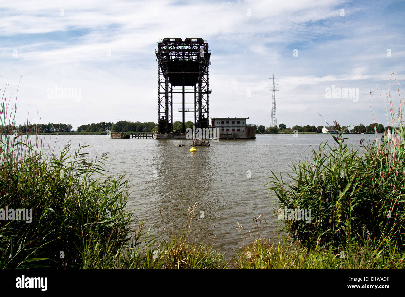 Karnin Lift Bridge, Usedom, Germany Stock Photo - Alamy