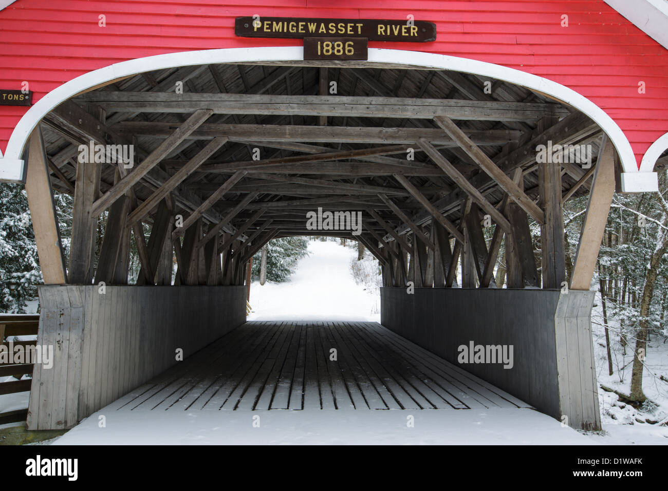 Franconia Notch State Park - Flume Covered Bridge in Lincoln, New ...