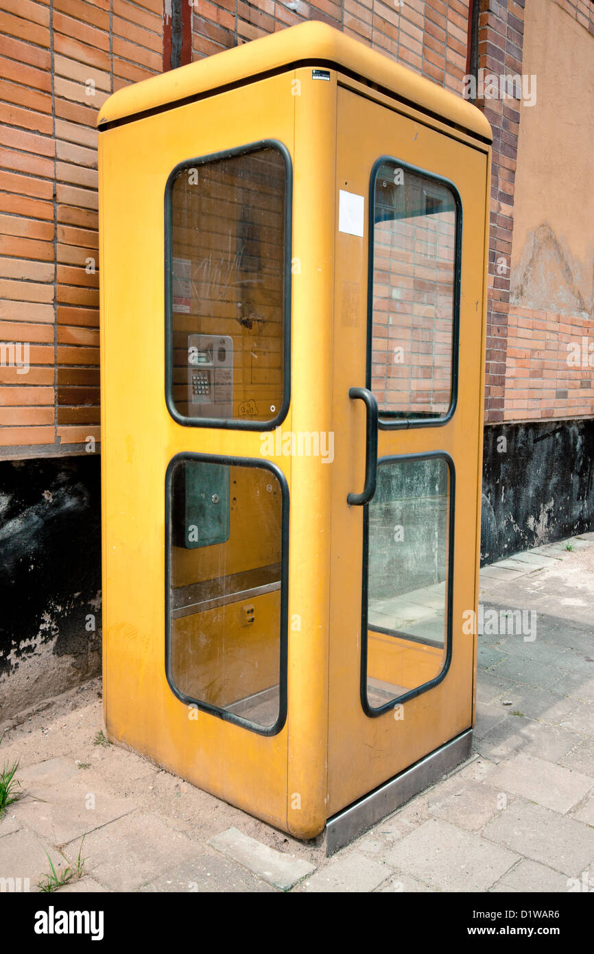 Vintage telephone booth hi-res stock photography and images - Alamy