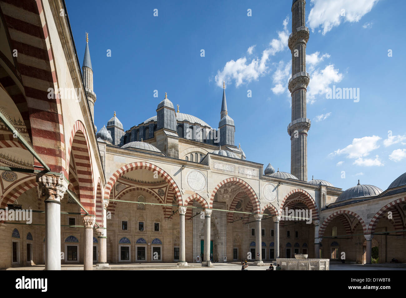 courtyard, Mosque of Sultan Selim, Edirne, Turkey Stock Photo - Alamy