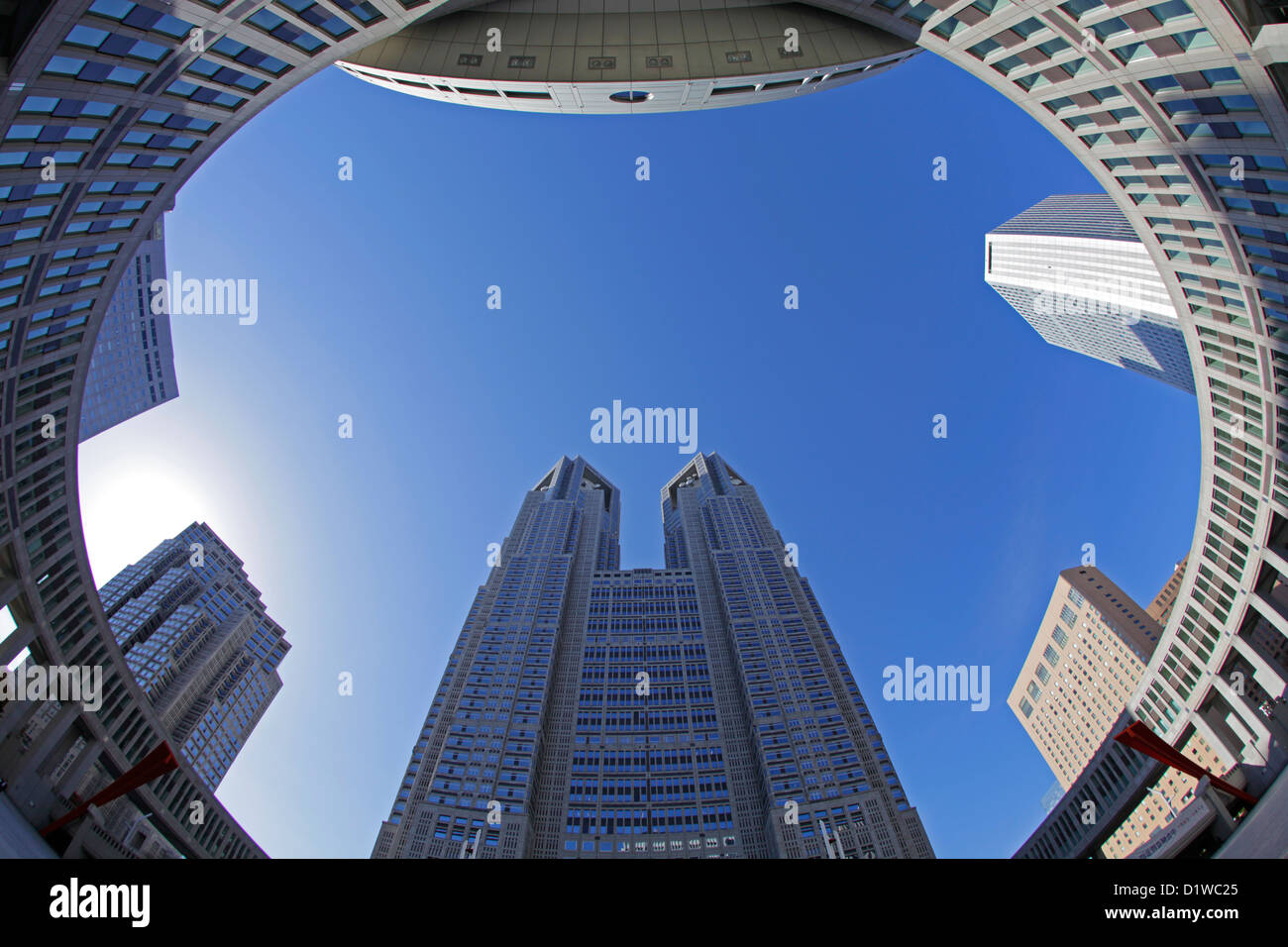 The Tokyo Metropolitan Government Building and Assembly Building in ...