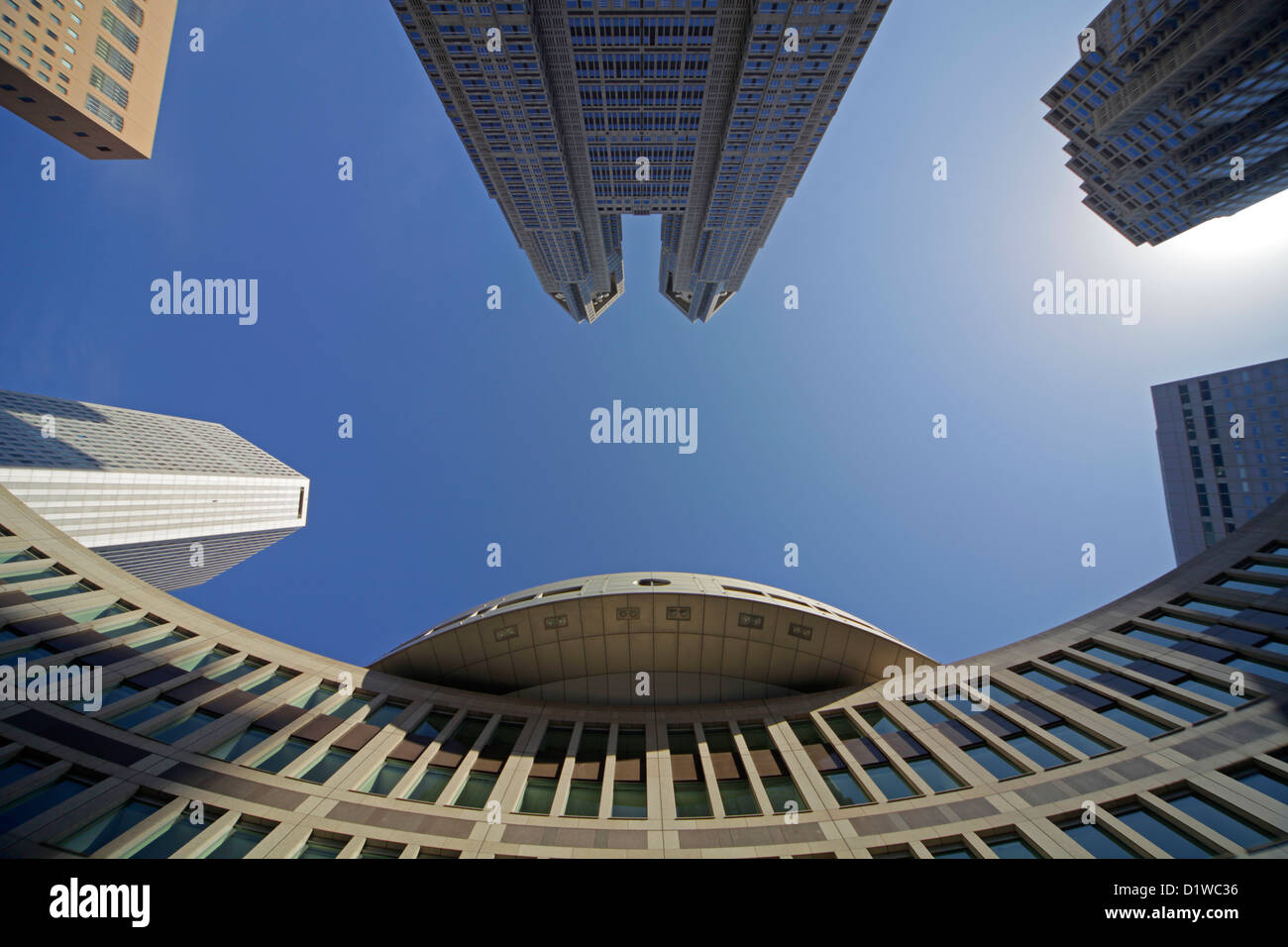 The Tokyo Metropolitan Government Building and Assembly Building in ...