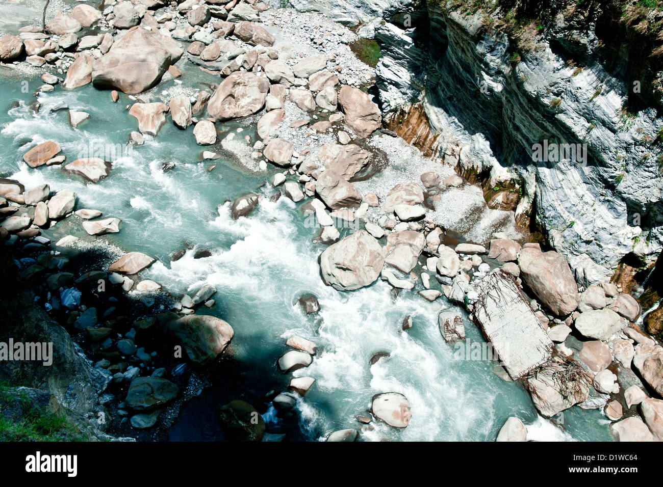 Deep canyon and river, near Hua Lien, Taiwan Stock Photo - Alamy