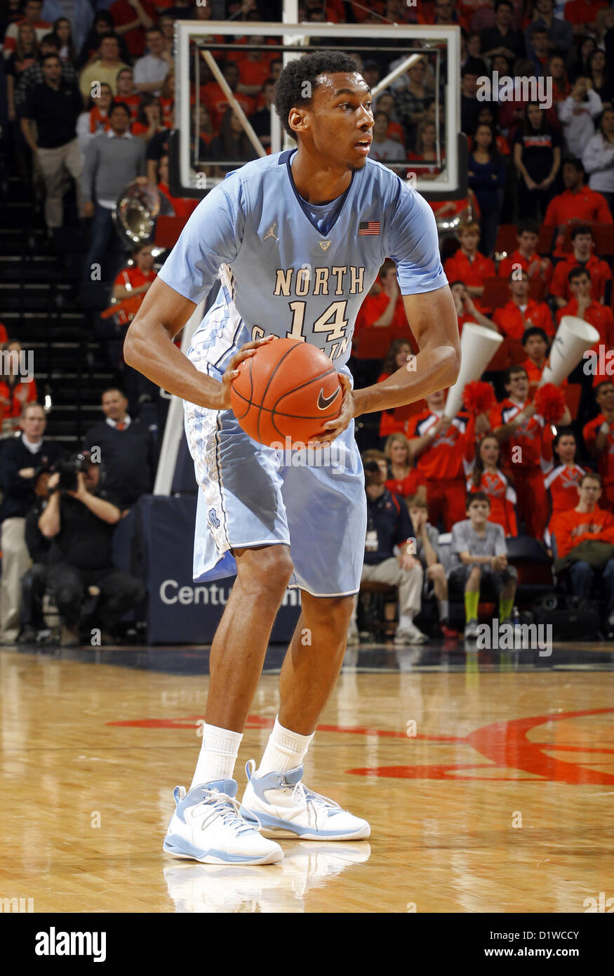 Jan. 6, 2013 - Charlottesville, Va, USA - North Carolina forward ...