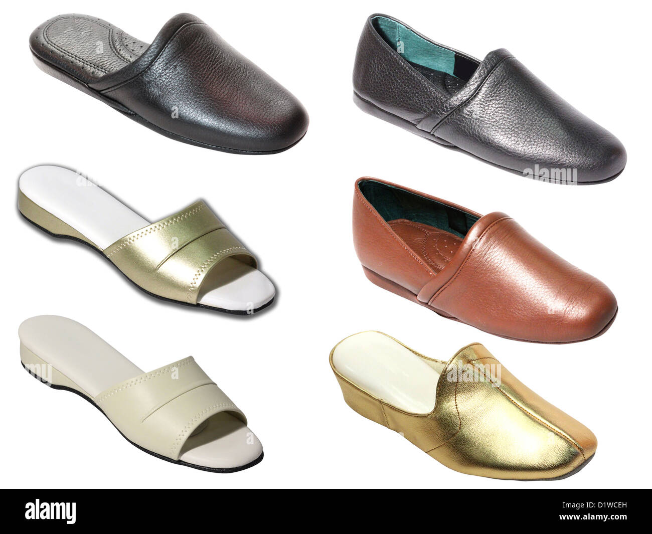 Stylish flat sandals Cut Out Stock Images & Pictures - Alamy