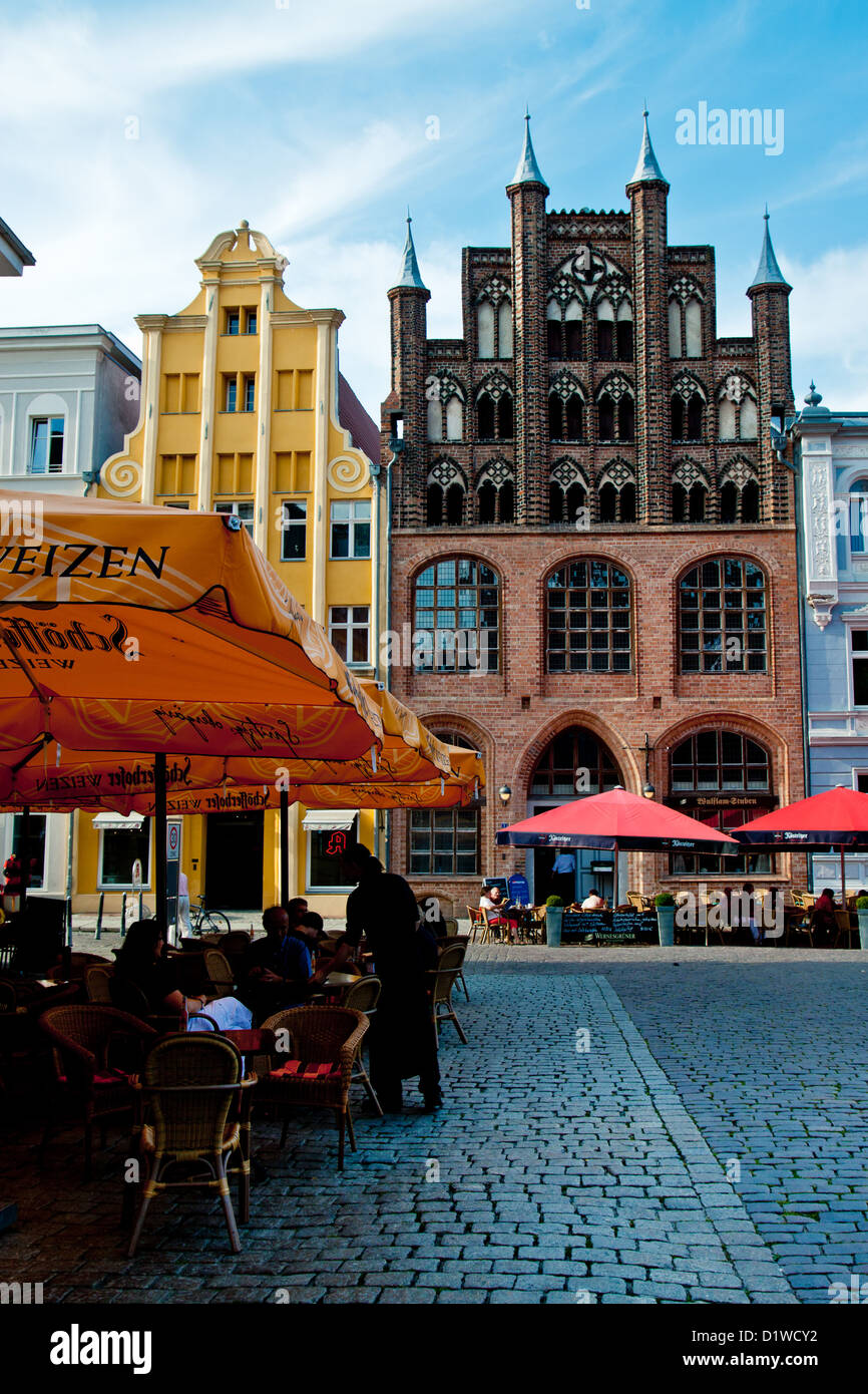 Alter Markt, Stralsund Stock Photo - Alamy