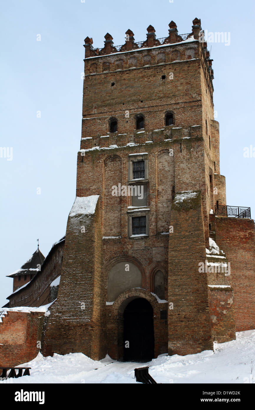 Entrance tower, castle Lubart - Lutsk castle, Lutsk, Ukraine Stock ...