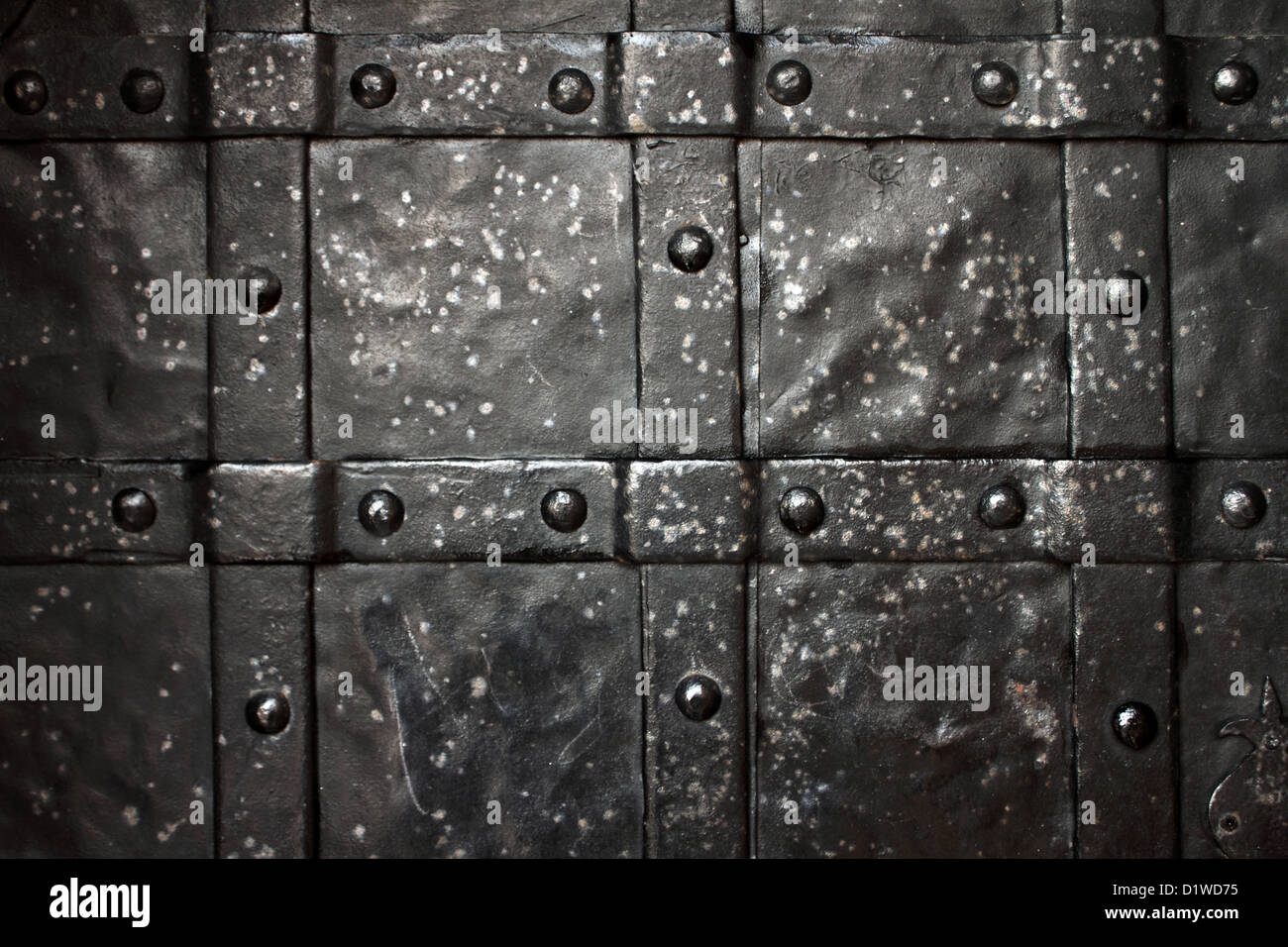 detail of iron castle door Stock Photo - Alamy