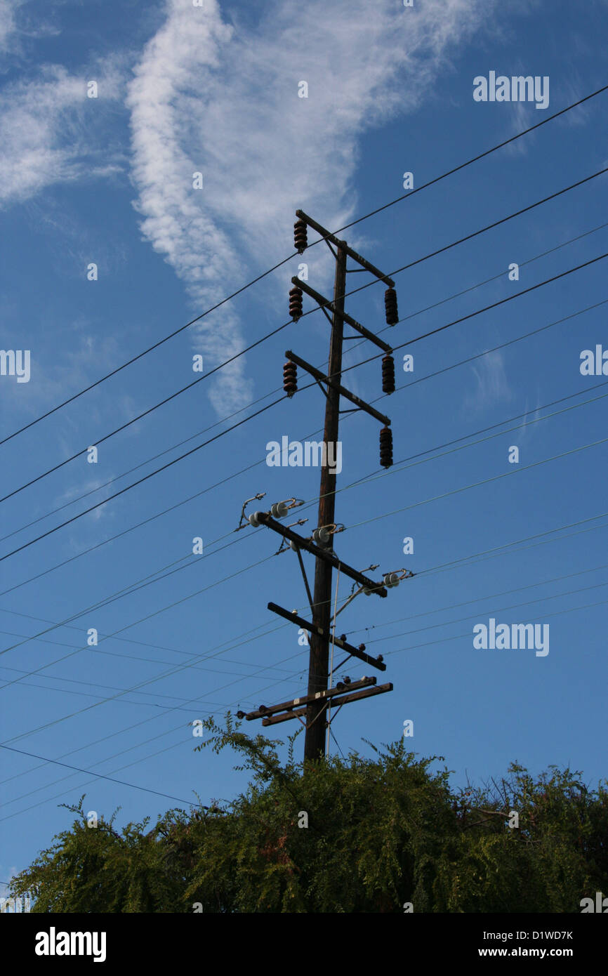 High tension pole hi-res stock photography and images - Alamy
