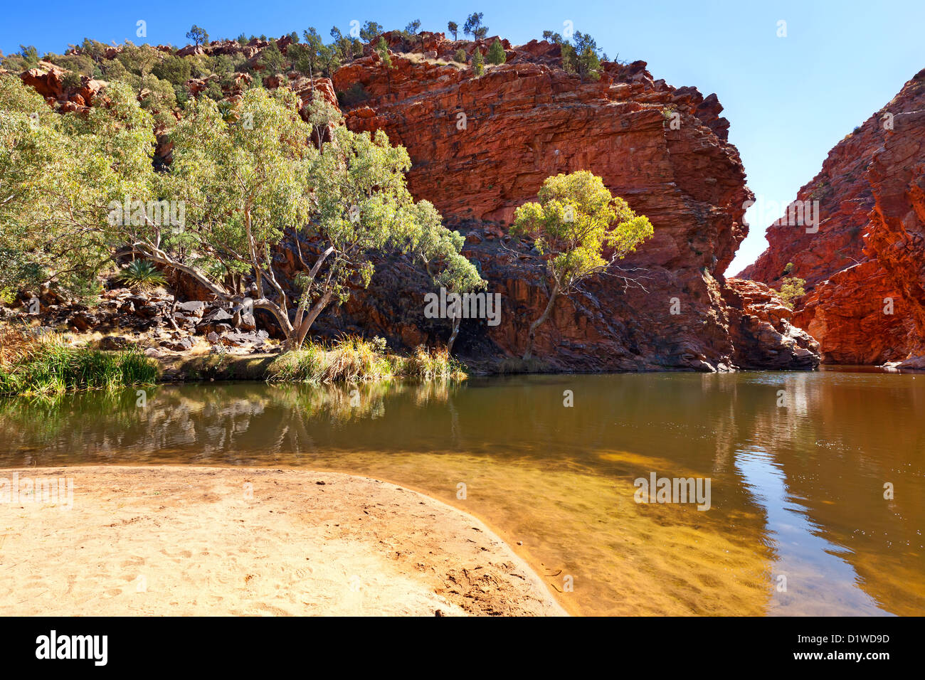 Ellery Creek Big Water Hole Western MacDonnell Ranges Central Australia ...