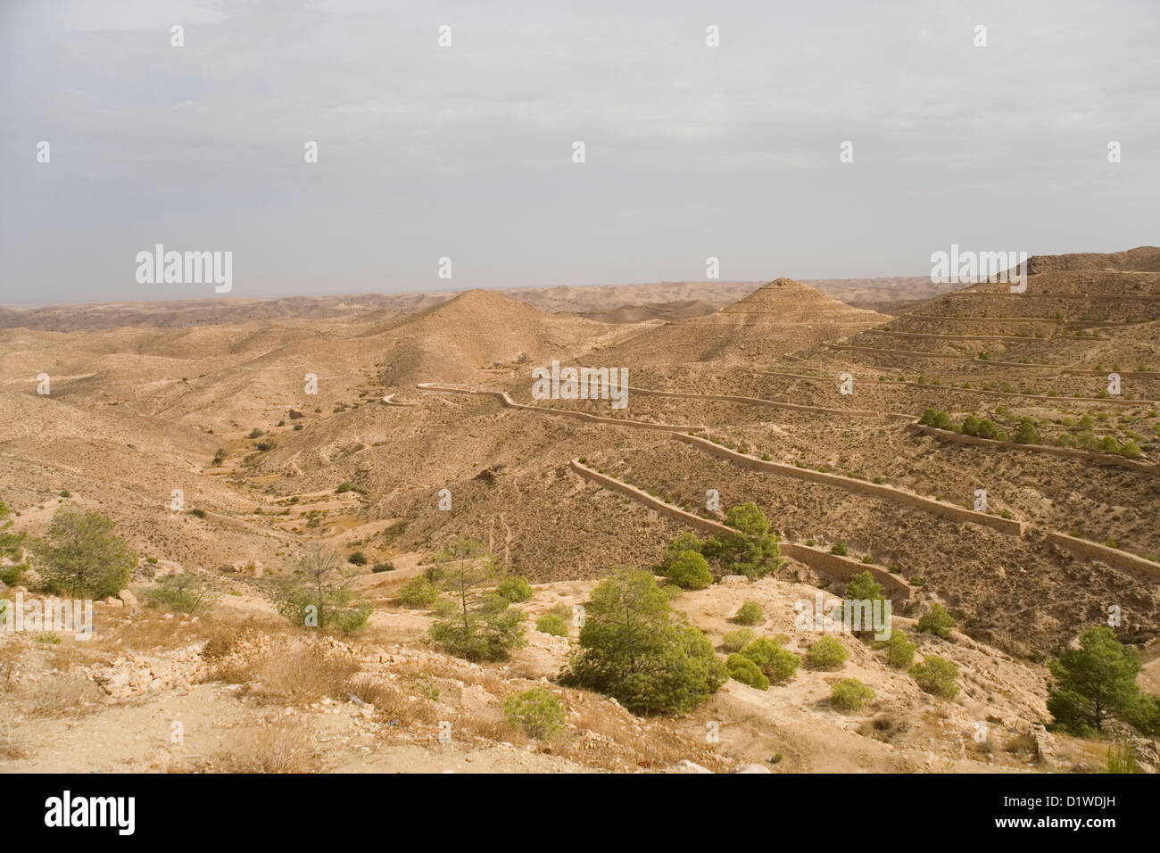 Sahara Desert near Matmata in Tunisia Stock Photo - Alamy
