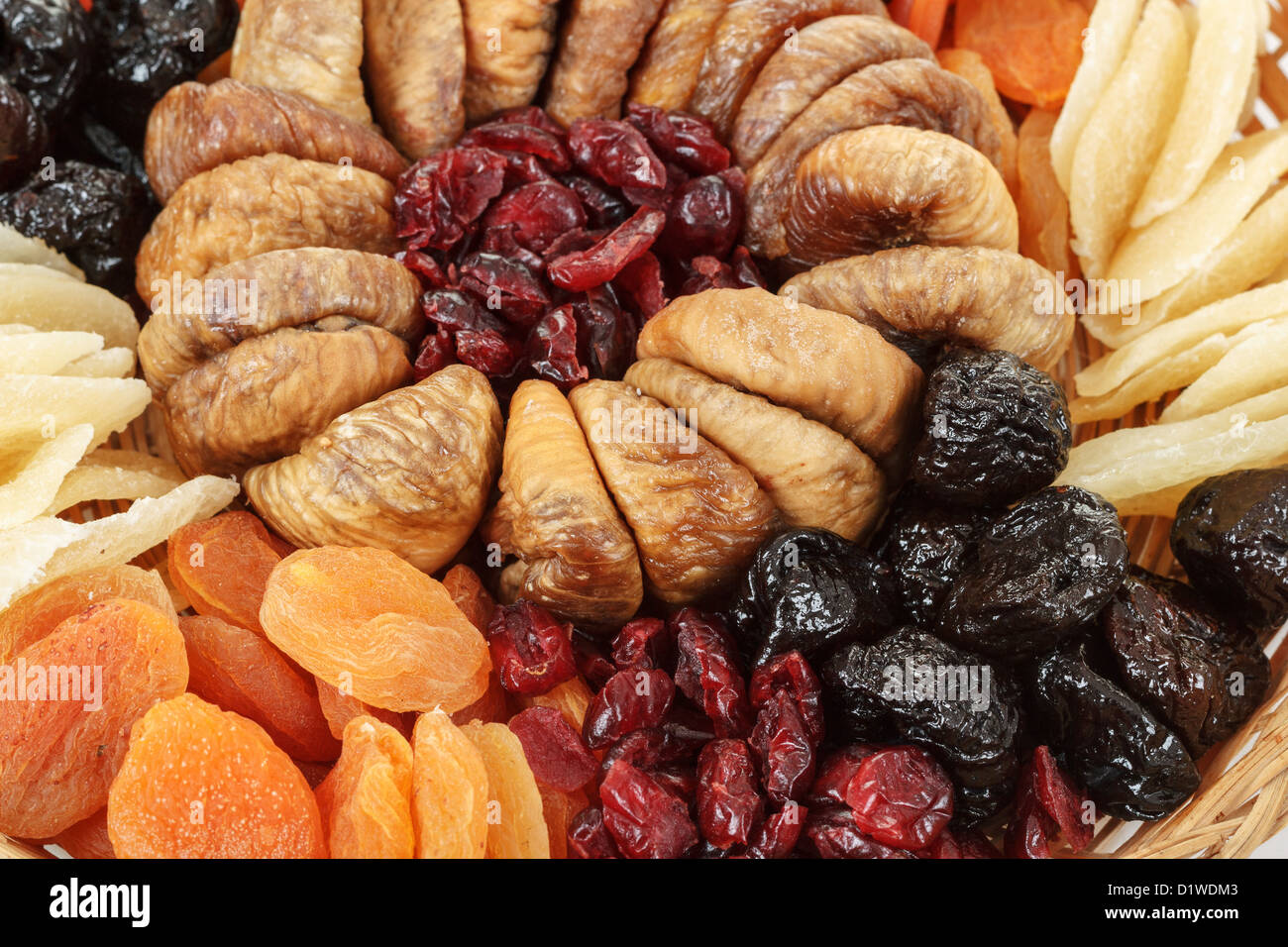 Various different dried fruits hi-res stock photography and images - Alamy