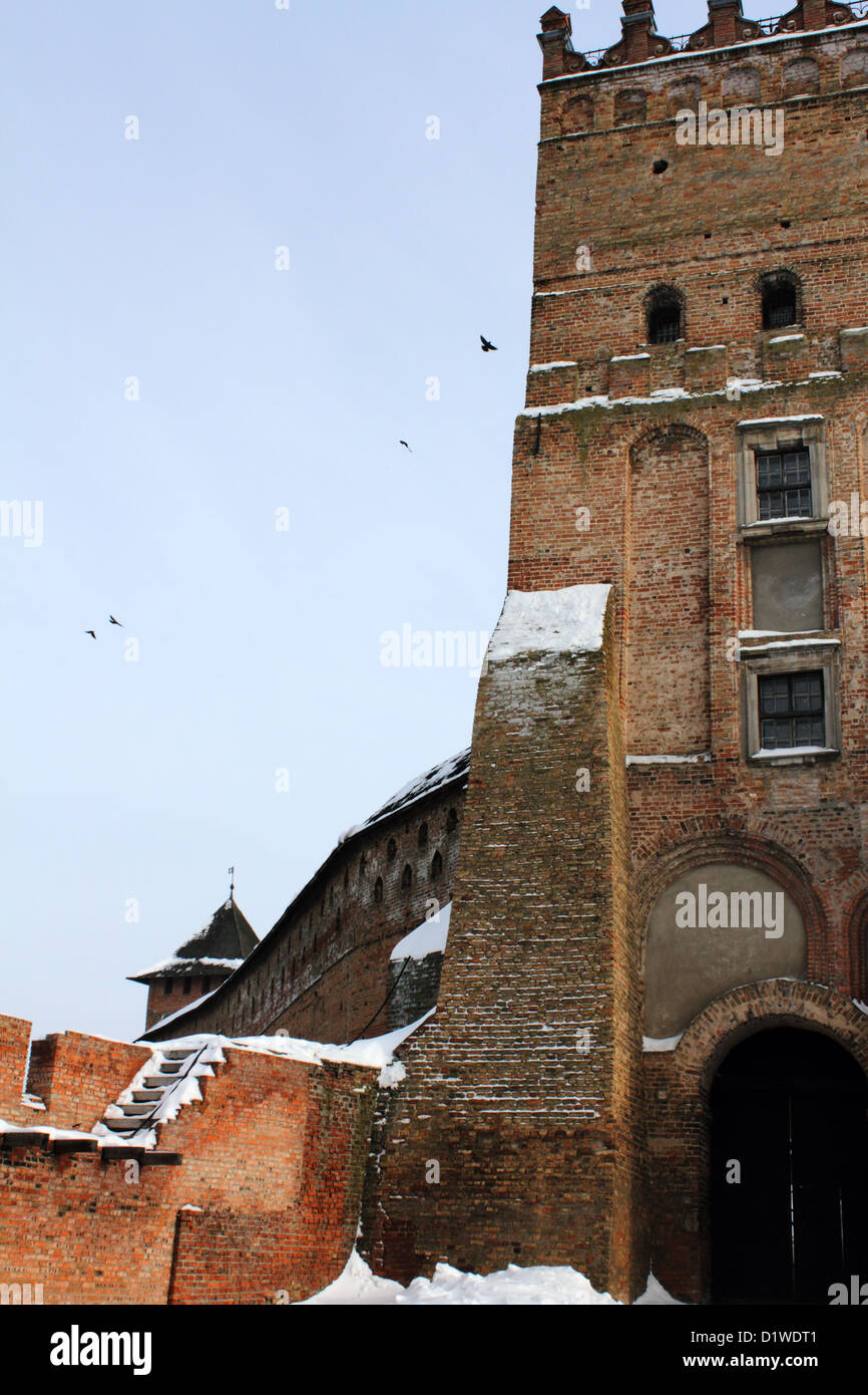 Entrance tower, castle Lubart - Lutsk castle, Lutsk, Ukraine Stock ...