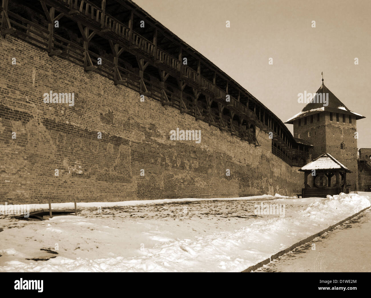 Prince's tower, castle Lubart - Lutsk castle, Lutsk, Ukraine Stock ...