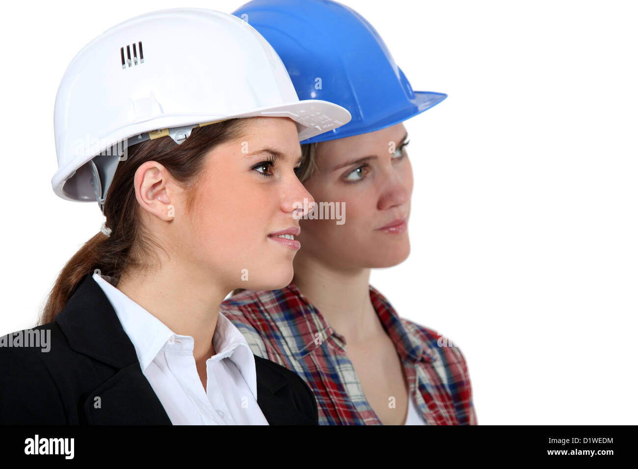 Women construction workers Stock Photo - Alamy