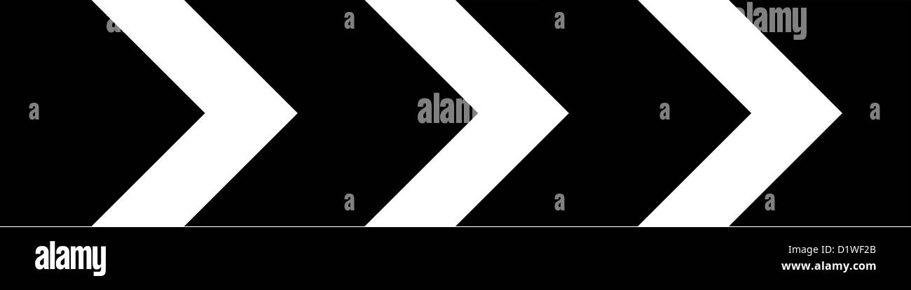 Sharp deviation of route to the right traffic sign to warn vehicles of ...