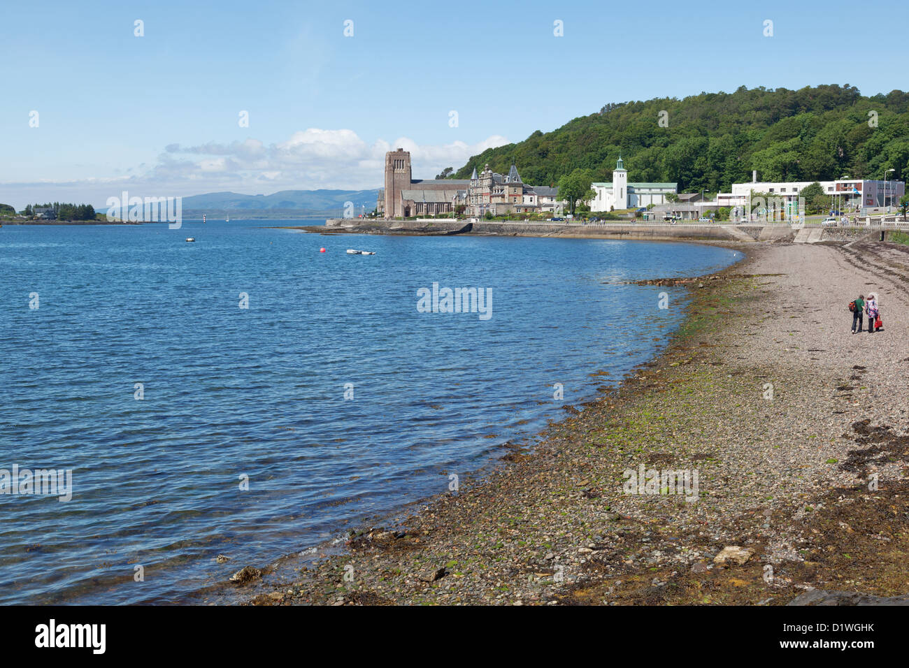 Oban waterfront in Argyll Scotland Stock Photo - Alamy