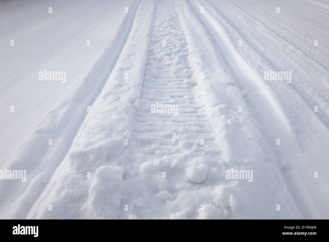 Snowmobile track canada hi-res stock photography and images - Alamy