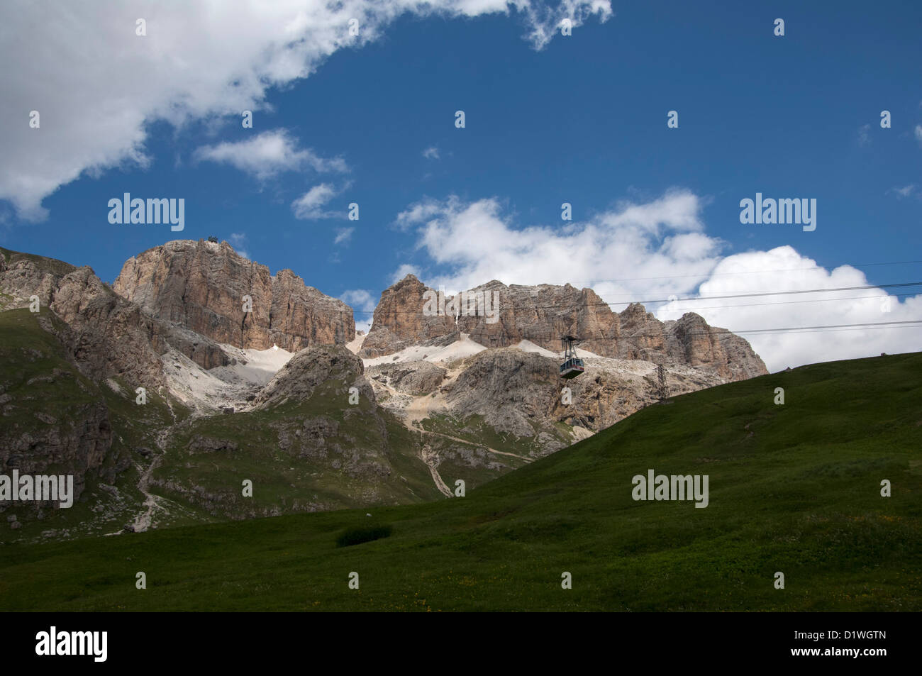 Sass Pordoi, Passo Pordoi, Trentino Alto Adige, Italy Stock Photo - Alamy