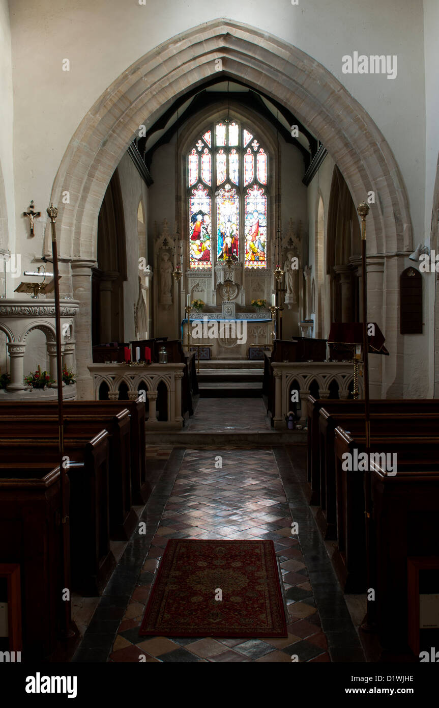 St. Mary`s Church, Turweston, Buckinghamshire, England, UK Stock Photo ...