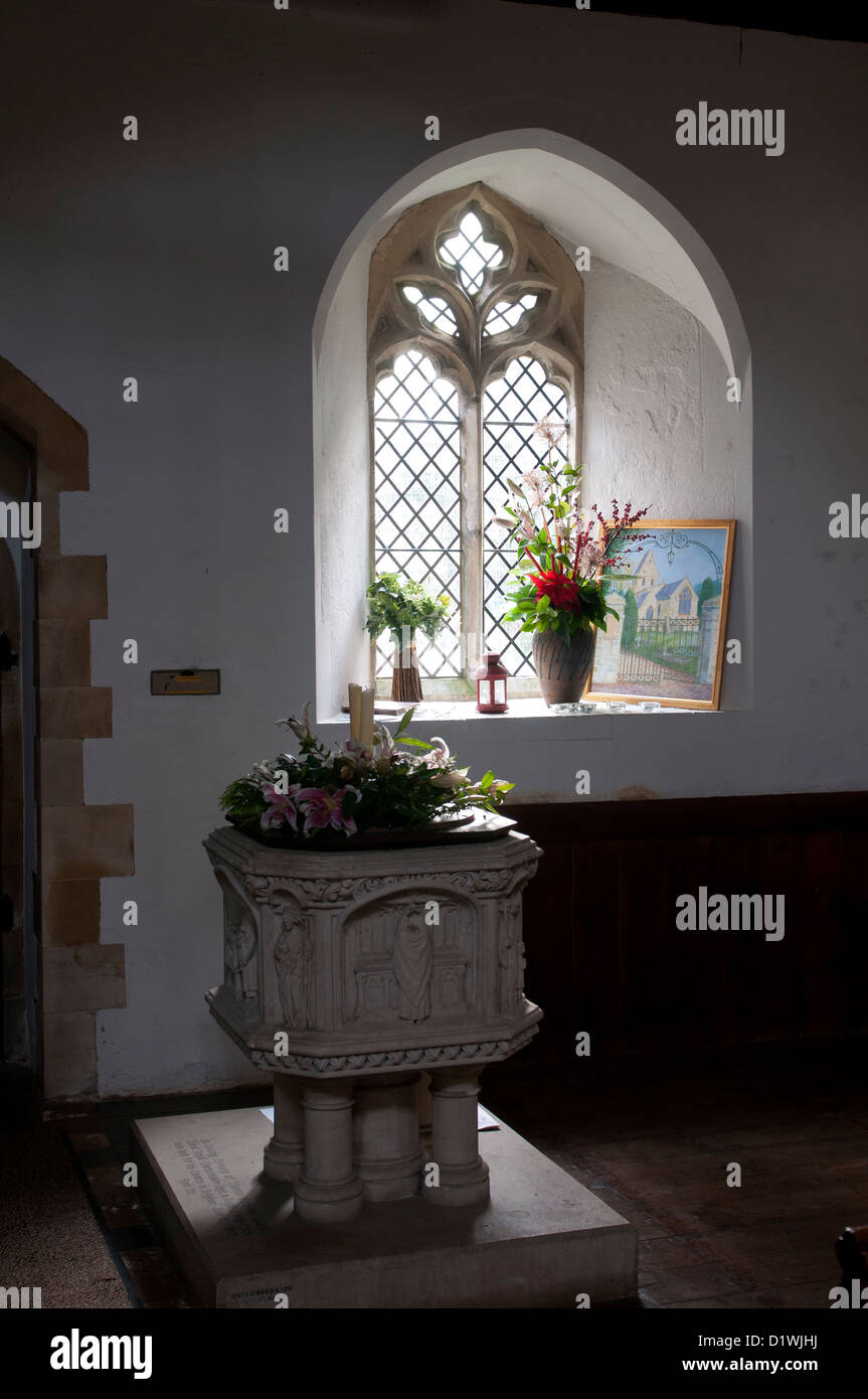 St. Mary`s Church, Turweston, Buckinghamshire, England, UK Stock Photo ...