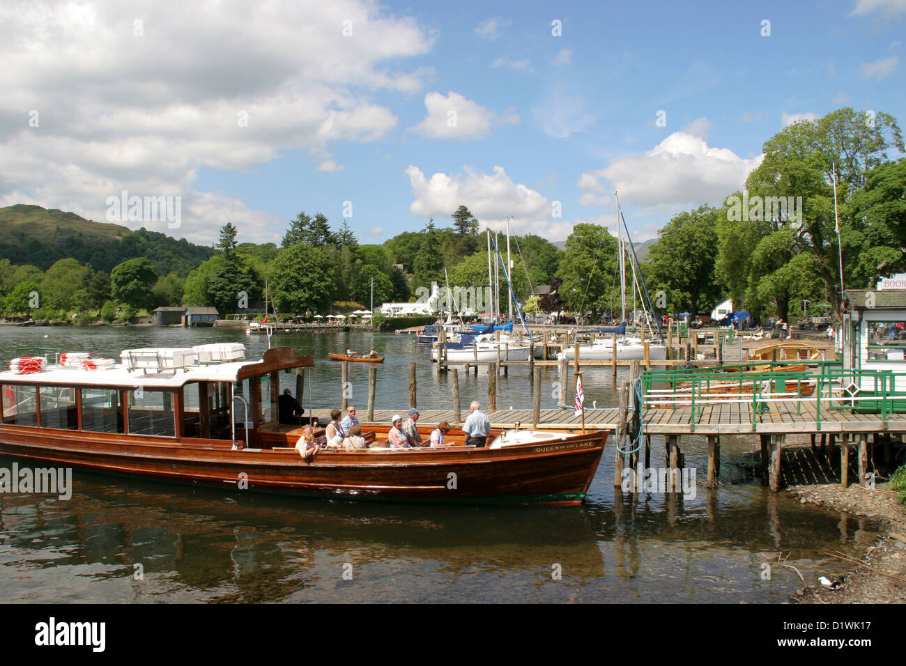 Lake Windermere Waterhead Ambleside Cumbria England UK Stock Photo - Alamy